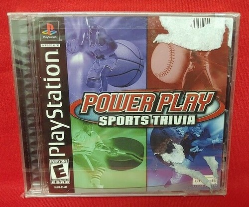 Power Play Sports Trivia Brand New Hologram Sealed Playstation 1 2 PS1 ...