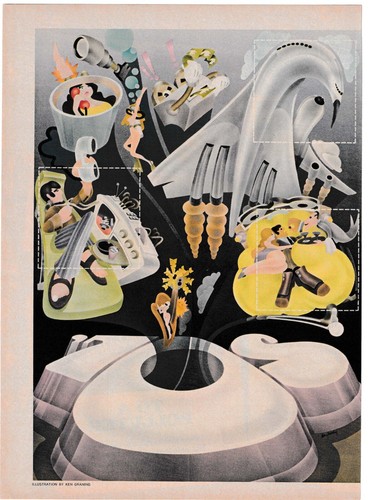 1970 Ken Graning Art Magazine Print Illustration from playboy magazine ...