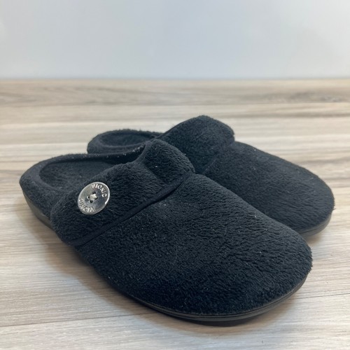 Vionic Sadie Womens Size 7 38 Textile Flat Scuff Slippers Comfort Shoes ...