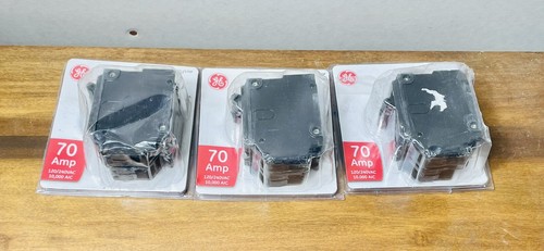 New GE 70A 2 Pole 70 Amp Breaker THQL2170P Lot Of 3 | eBay