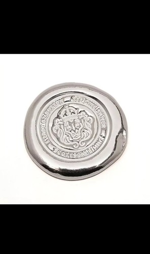 5 oz Scottsdale Silver Button .999 Fine Silver Bullion-Last One | eBay