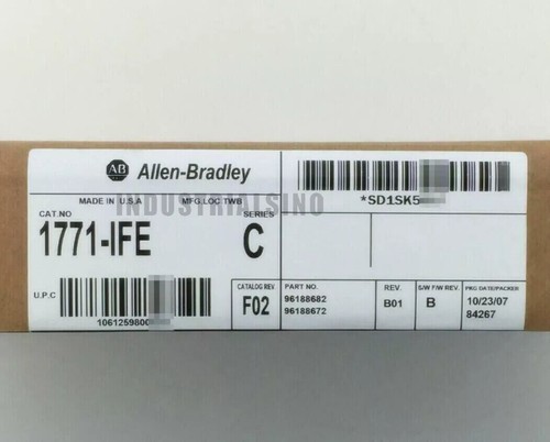 New For AB 1771-IFE SER C New Factory Sealed PLC-5 Analog Input Module ...