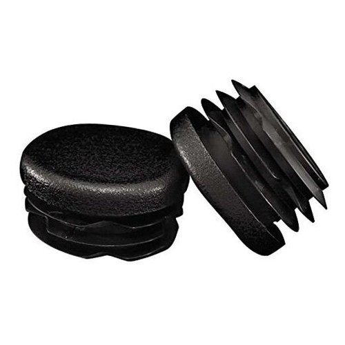 1 1/4” (31.75 mm) Round Plastic Hole Plugs, Insert, Black End 1.25" 10 ...