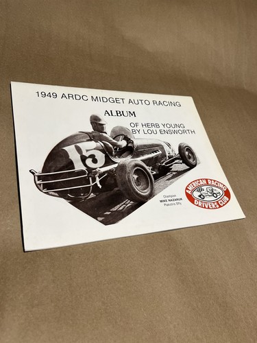 Book 1949 ARDC Midget Auto Racing Album of Herb Young by Ensworth | eBay