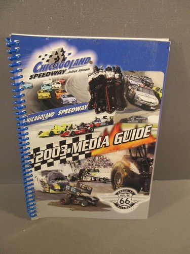 2003 Chicagoland Speedway Media Guide | eBay