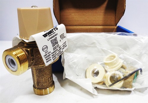Watts LFMMVM1-CPVC 1/2-inch Lead-Free Thermostatic Mixing Valve (EDP ...