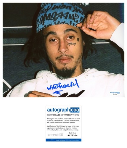 WIFISFUNERAL SIGNED XXL MAGAZINE RAPPER XXXTENTACION 8X10 PHOTO - ACOA ...