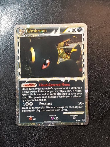 🔥 2010 Pokémon TCG Umbreon Prime Undaunted 86/90 Holo Rare Prime W ...