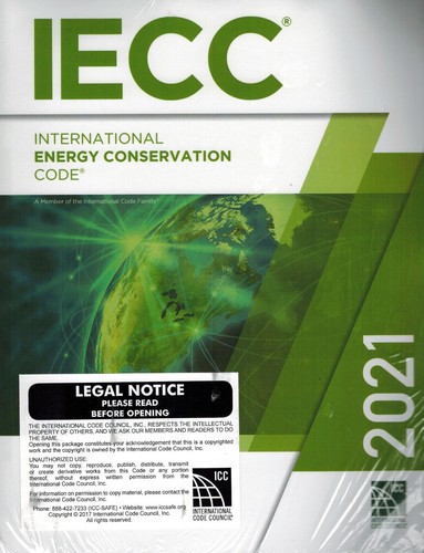 2021 International Energy Conservation Code (by ICC, Brand New ...
