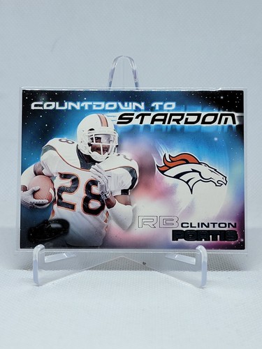 2002 Pacific Atomic Countdown to Stardom Clinton Portis #8 Rookie RC ...
