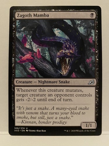Zagoth Mamba Ikoria: Lair of Behemoths 106/274 Pack Fresh | eBay