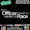 Sorry Officer Funny Bumper Sticker Vinyl Decal Car JDM Drift Turbo ...