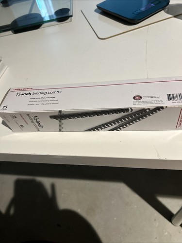 Office Depot Binding Combs #535296 Black 25ct 13mm (1/2") 85 Sheets NEW ...