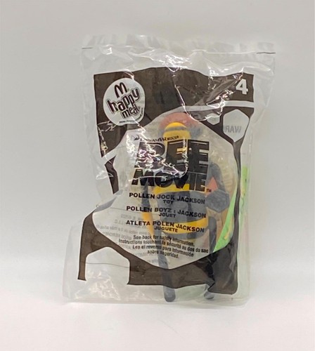 McDonalds HAPPY MEAL 2007 BEE MOVIE POLLEN JOCK JACKSON #4 Toy NEW | eBay
