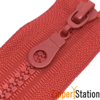 Red Open Ended Zip for sale | eBay