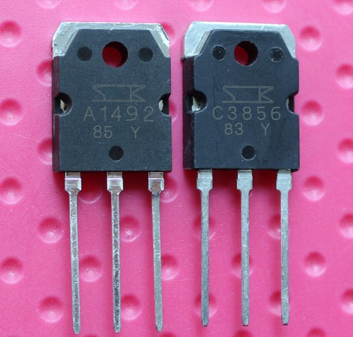 1pair or 2pcs 2SA1492-Y/2SC3856-Y 2SA1492/2SC3856 A1492/C3856 SANKEN TO ...