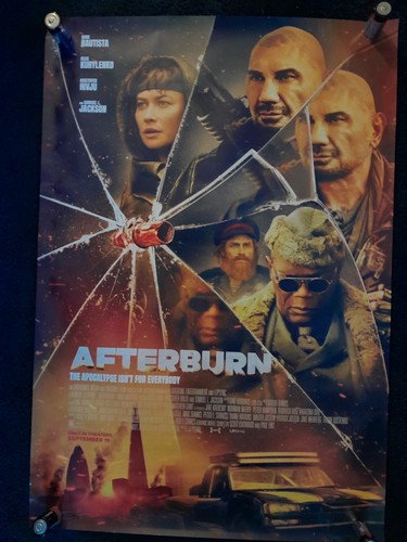 “Afterburn” (Bautista, Jackson) Official Movie Poster DS 27”x40” | eBay