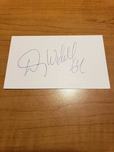 DOUG WIDELL - FOOTBALL - AUTOGRAPH SIGNED - INDEX CARD -AUTHENTIC ...