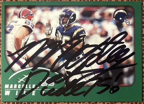 Marcellus Wiley San Diego Chargers 2002 Topps Signed Auto Autograph ...