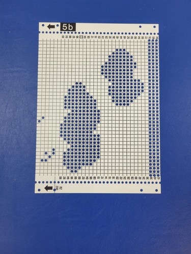 5b Passap Deco Punch card For Knitting Machine FREE SHIPPING!!! | eBay