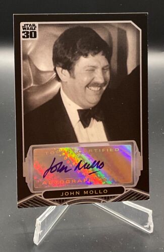 2007 Topps Star Wars 30th Anniversary autograph John Mollo as costume ...