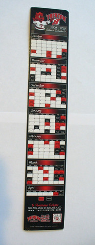 ECHL - Trenton Devils "2009/10" Magnet Schedule - VINTAGE - VERY GOOD ...