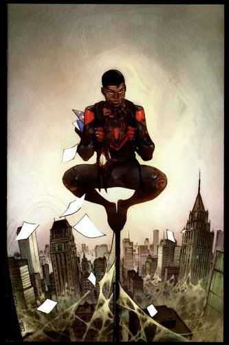 Miles Morales Spider-Man #1 Marvel 2023 (NM+) 1:100 Copiel Virgin ...