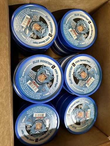 New Lot of 26 PCS. Blue Monster 70885 1/2" x 1429" Thread Seal Tape ...