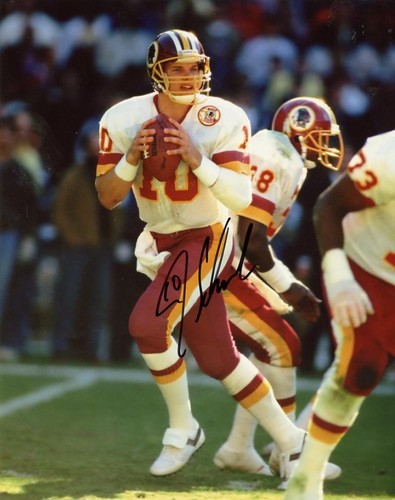 JAY SCHROEDER WASHINGTON REDSKINS SIGNED AUTOGRAPHED 8X10 PHOTO W/ COA ...