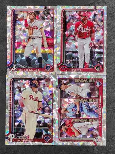 2025 Topps Series 1 DIAMANTE Parallels 201-350 You Pick - 2 Card ...