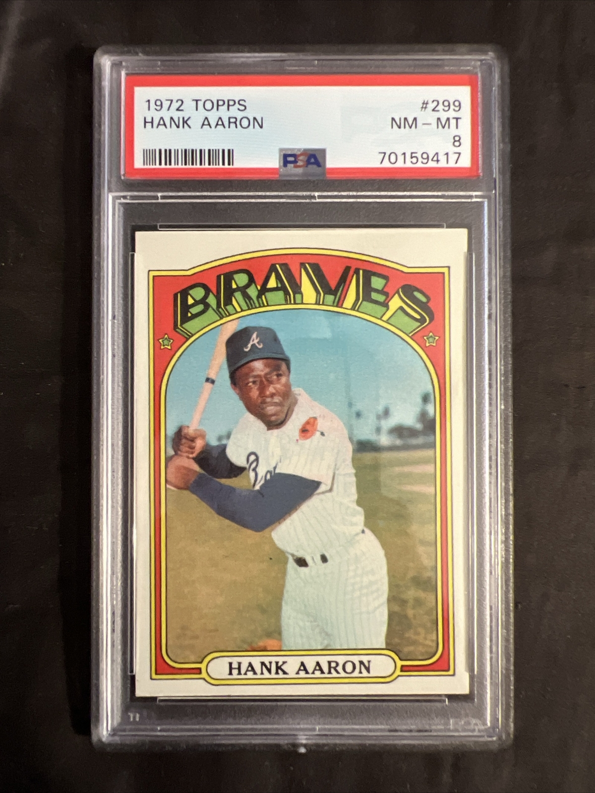 Hank Aaron 1972 Topps #299 Base Price Guide - Sports Card Investor