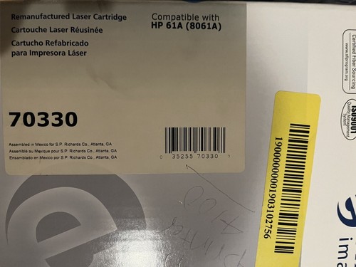 Compatible HP LaserJet 4100 400 mfp Black Toner C8061A HP 61A ...