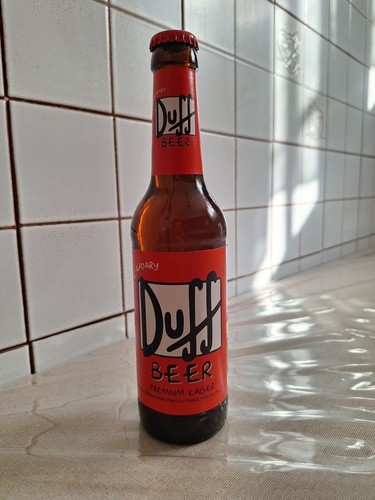 Duff Beer Birra Homer Simpson Bottiglia 33 Cl | eBay