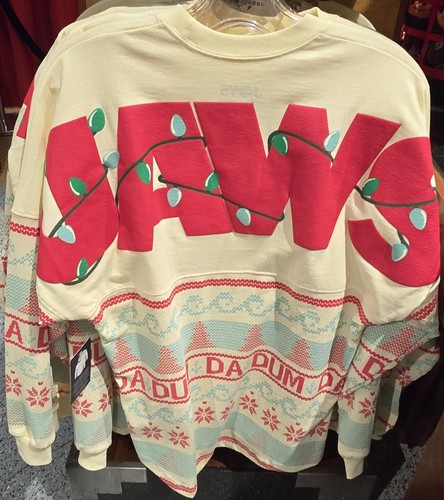 Universal Studios Jaws 2025 Christmas Holiday Spirit Jersey Da Dum X ...