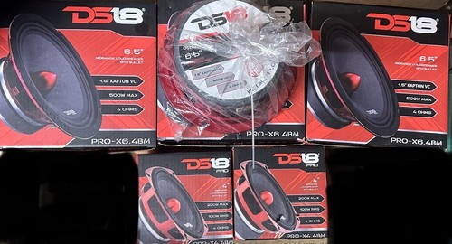 DS 18 Speakers. 4-6.5”, 2-4” And 1-8” Sub | eBay