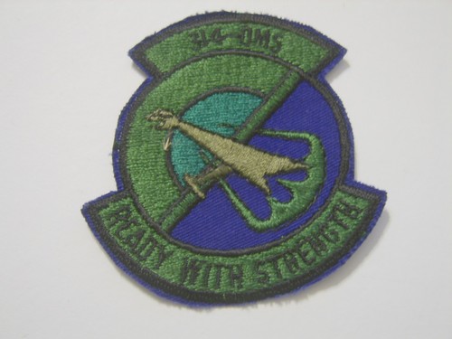 USAF PATCH - 314th ORGANIZATIONAL MAINTENANCE SQUADRON SUBDUED : KY18-1 ...