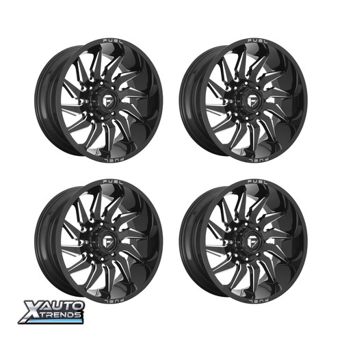 Fuel Off-Road D744 Saber Gloss Black Milled 20X9 8X170 01mm (Set of 4 ...