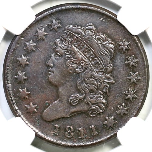 1811 S-287 R-2 NGC AU Details Classic Head Large Cent Coin 1c | eBay