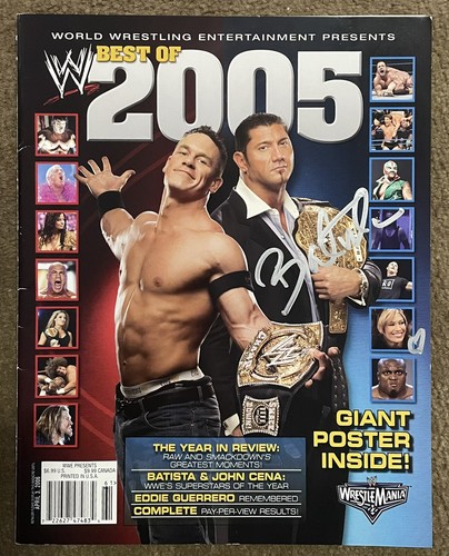 Batista Signed Wwe Wwf Magazine | eBay