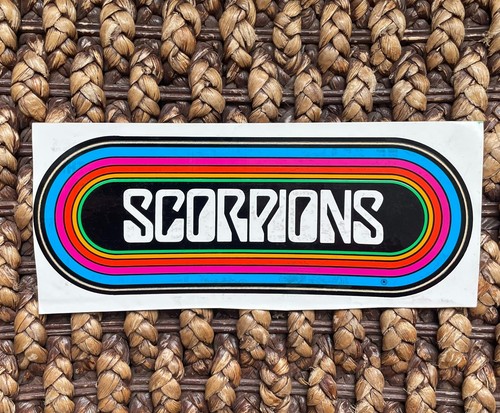 Scorpions KLOS 95.5 80's Rainbow Bumper Sticker Decal | eBay