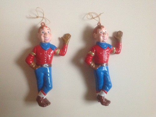 Lot of 2 HOWDY DOODY Ornaments 1999 Kurt Adler Christmas Ornament 5 ...