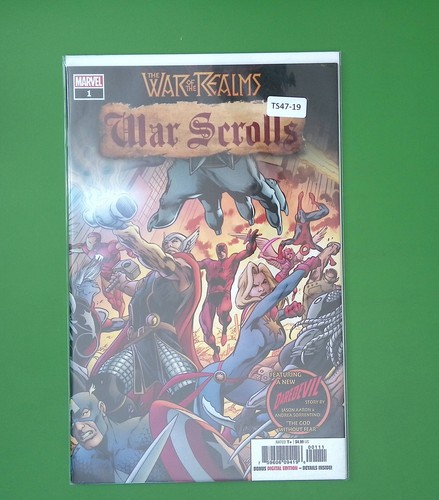 WAR OF THE REALMS: WAR SCROLLS #1 MINI HIGH GRADE MARVEL COMIC BOOK ...