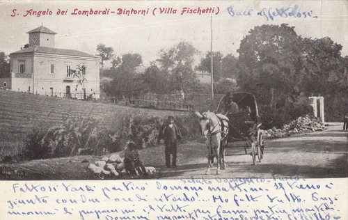 NP5868 - SANT'ANGELO LOMBARDI AVELLINO - VILLA FISCHETTI VIAGGIATA FINE ...