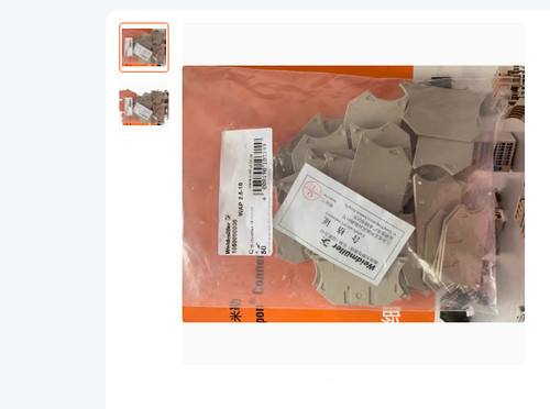 50 PCS/bag Weidmuller Terminal baffle WAP 2.5-10 1050000000 | eBay