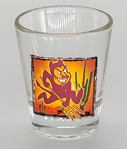 RARE 1997 VTG Arizona State University ASU Souvenier Bar Shot Glass ...