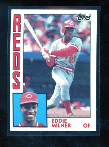 1984 TOPPS BLANK BACK EDDIE MILNER REDS NRMINT A04304 | eBay