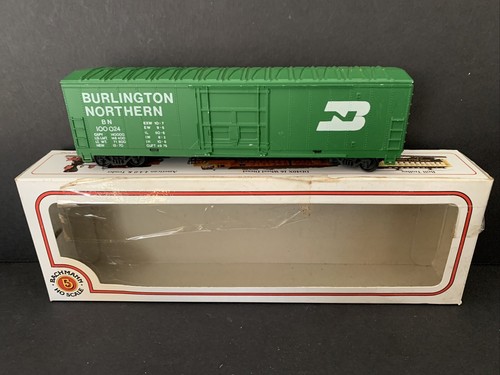 Bachman Train HO Scale Burlington Northern 50' Box Car BN 100024 | eBay