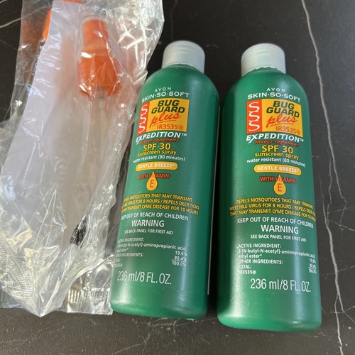 Avon Skin So Soft Bug Guard Plus IR3535 Expedition Insect Repel 8 Oz ...