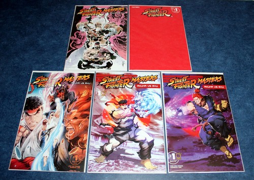STREET FIGHTER MASTERS AKUMA vs RYU ABCDE variant set 1:5 UDON CAPCOM ...