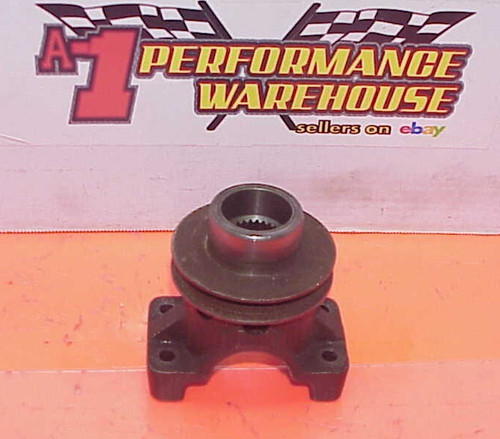 Black 9" Ford Rear End 4" Long Style Yoke & V-Belt Pulley 28 Spline ...